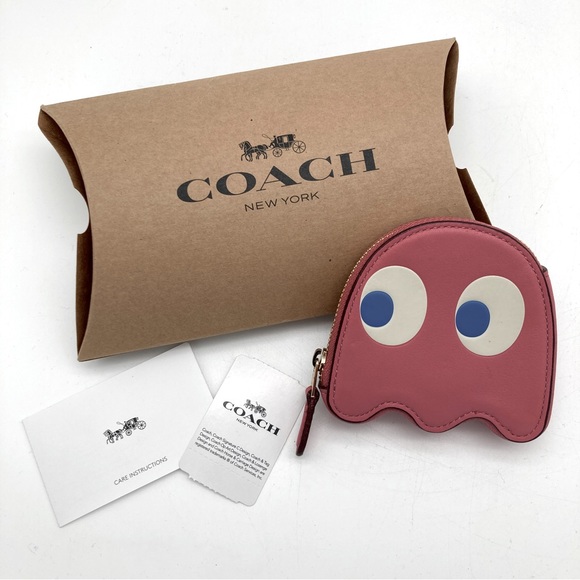Coach | Bags | Coach Pacman Collection Pinky Ghost Change Purse | Poshmark